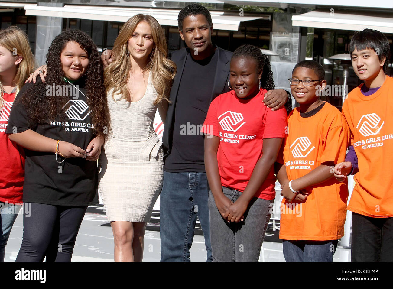 Jennifer Lopez and Denzel Washington Boys and Girls Clubs of America ...