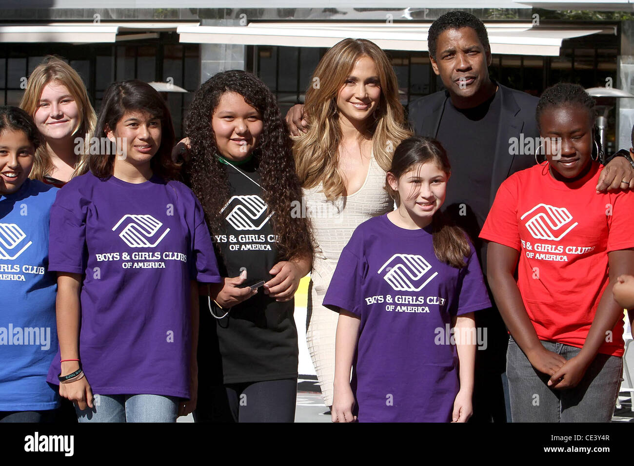 Jennifer Lopez and Denzel Washington Boys and Girls Clubs of America ...