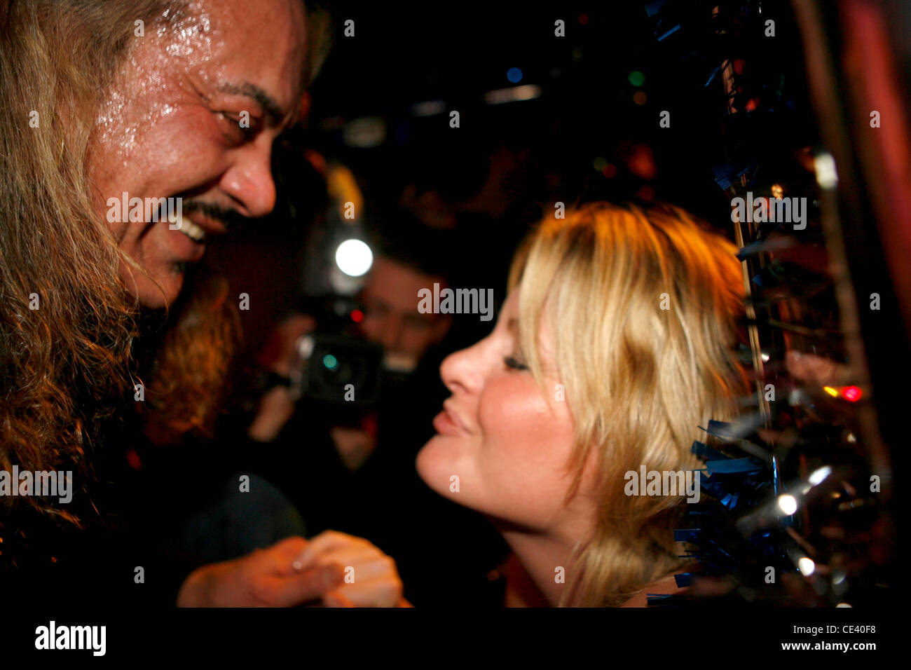 Wagner Carrilho 'The X Factor' contestant greets a fan during his ...