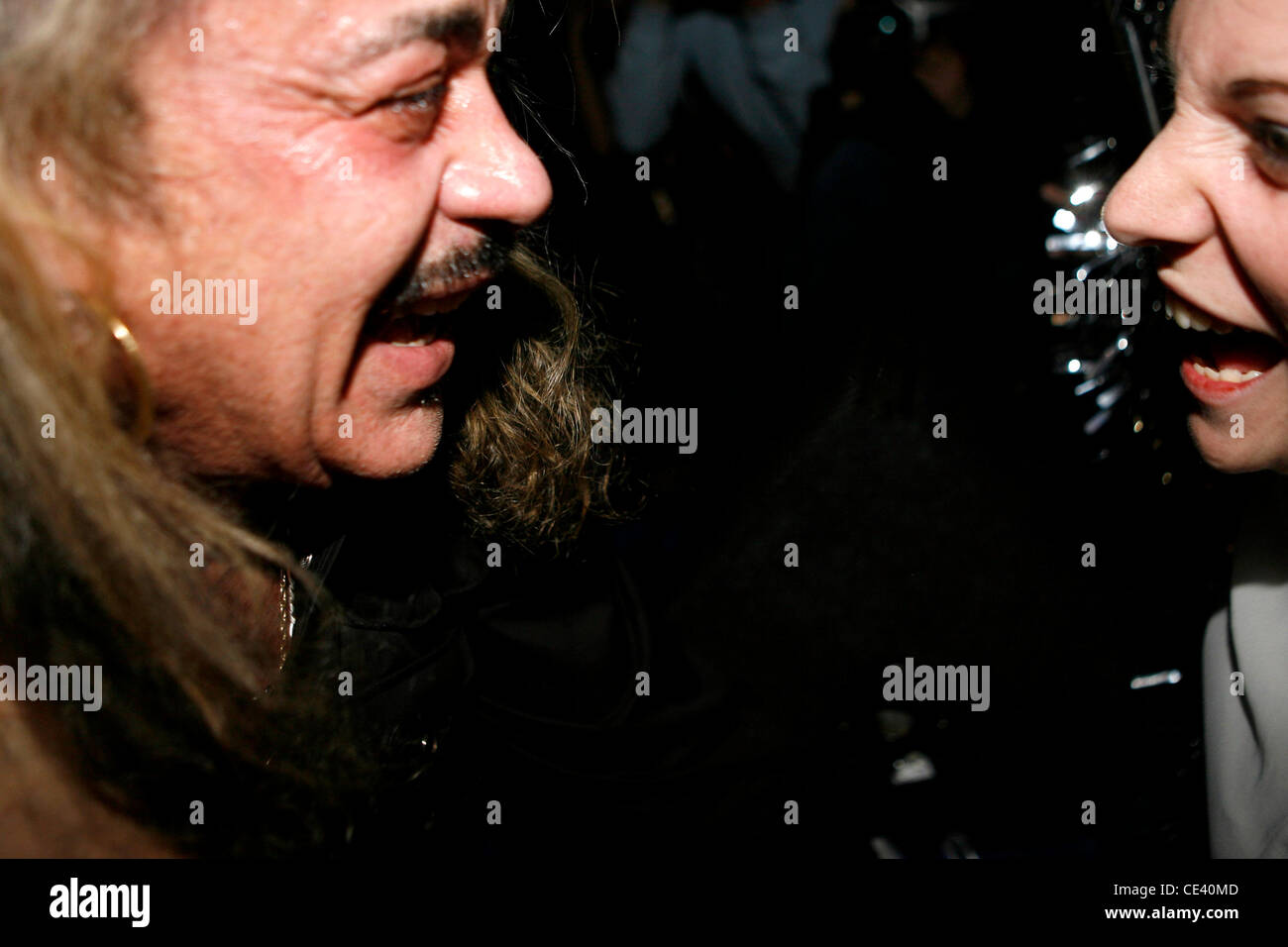 Wagner Carrilho 'The X Factor' contestant greets a fan during his ...
