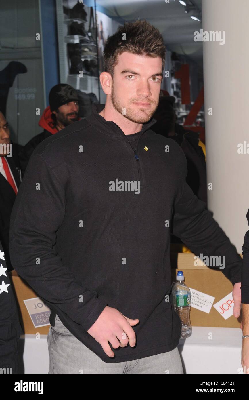 Mark Hodge New York Pro Football players partner with Joseph Abboud and ...