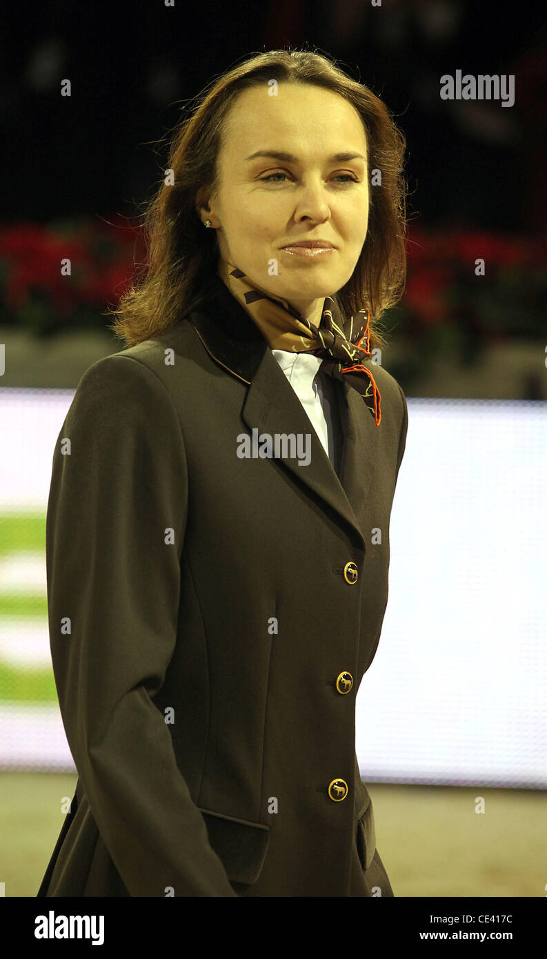 Martina Hingis attends the International Gucci Masters Competition 2010 ...