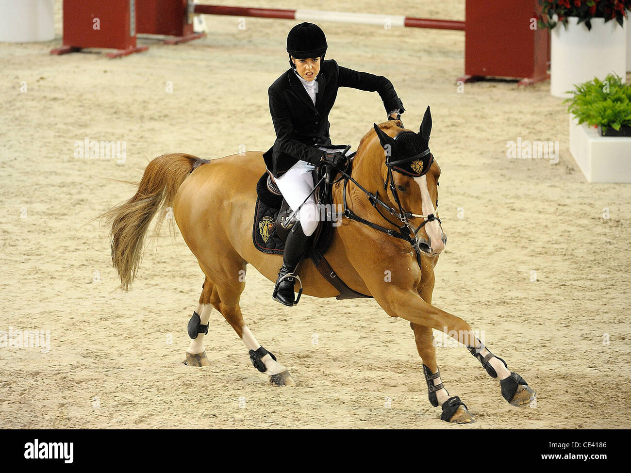 Charlotte Casiraghi attends the International Gucci Masters Competition ...