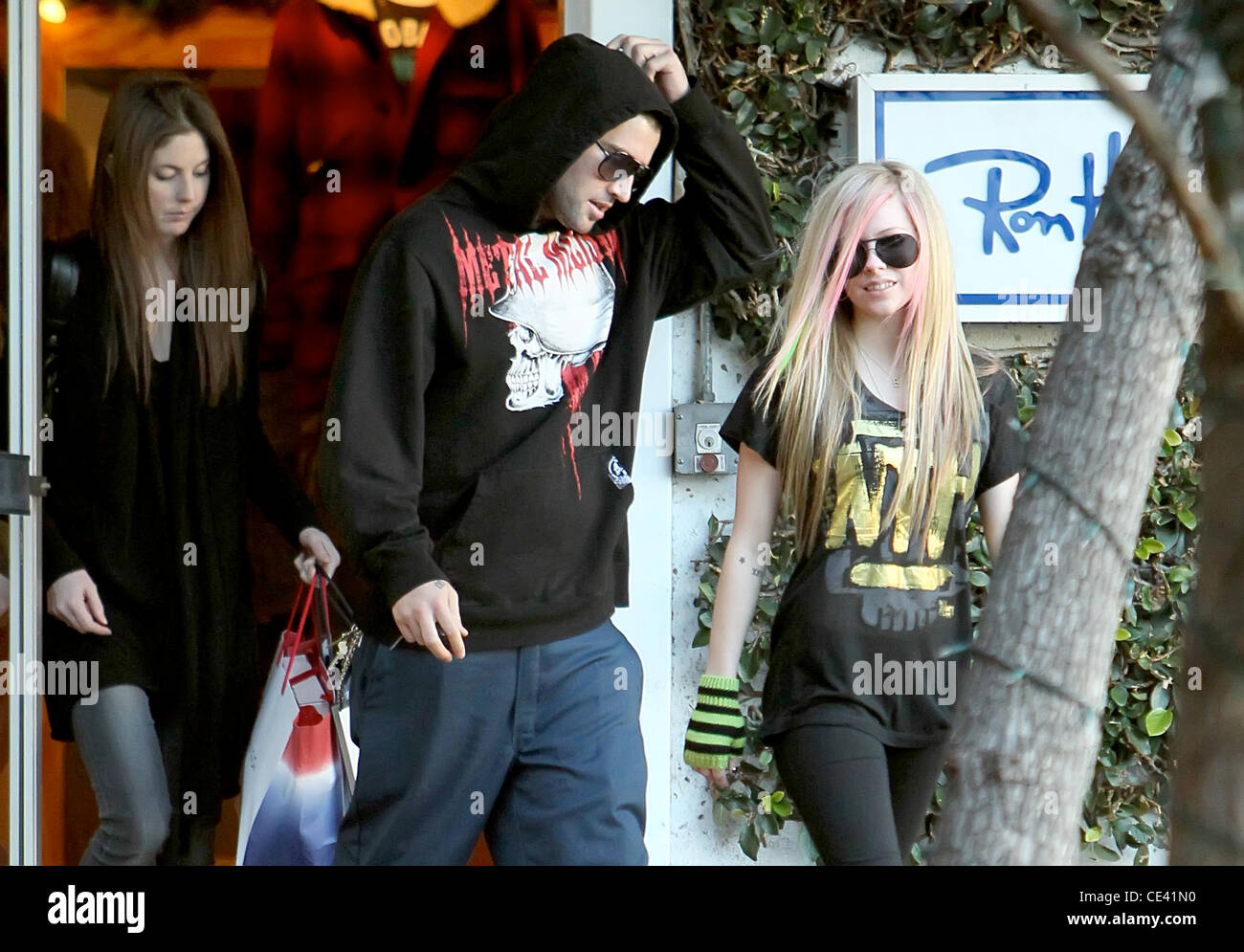 Avril lavigne and brody jenner hi-res stock photography and images - Alamy