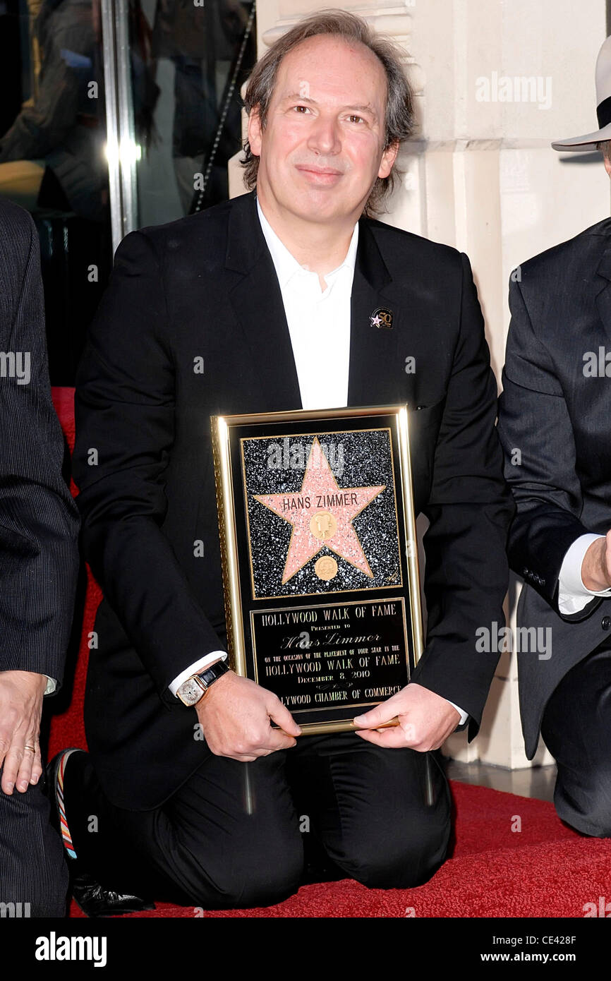Hans Zimmer German composer and music producer receives a star on The ...