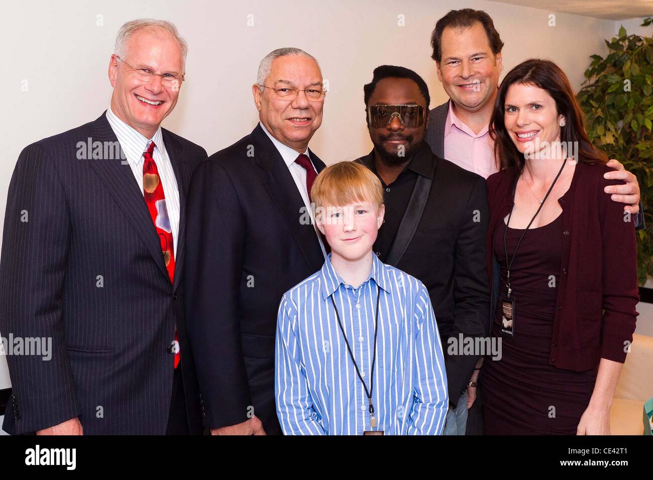 Mark Laret, General Colin Powell, Wll.i.am, Paddy O'Brien, Marc Benioff ...