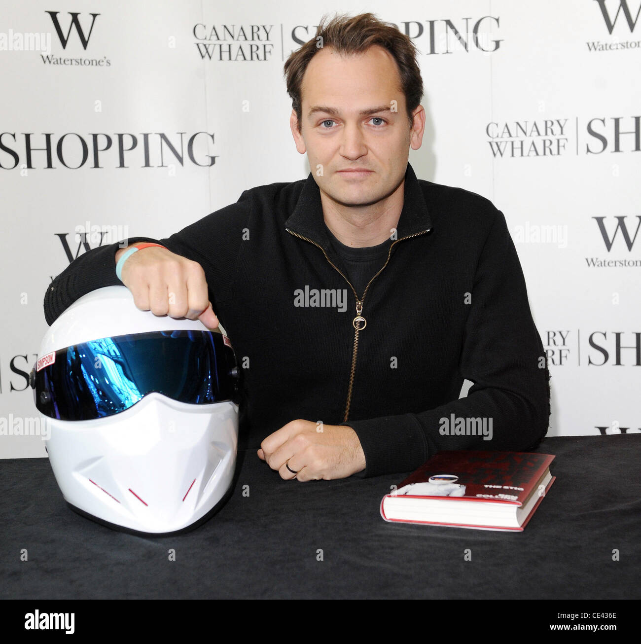 Ben Collins aka 'The Stig' signs his new book 'The Man in the White ...