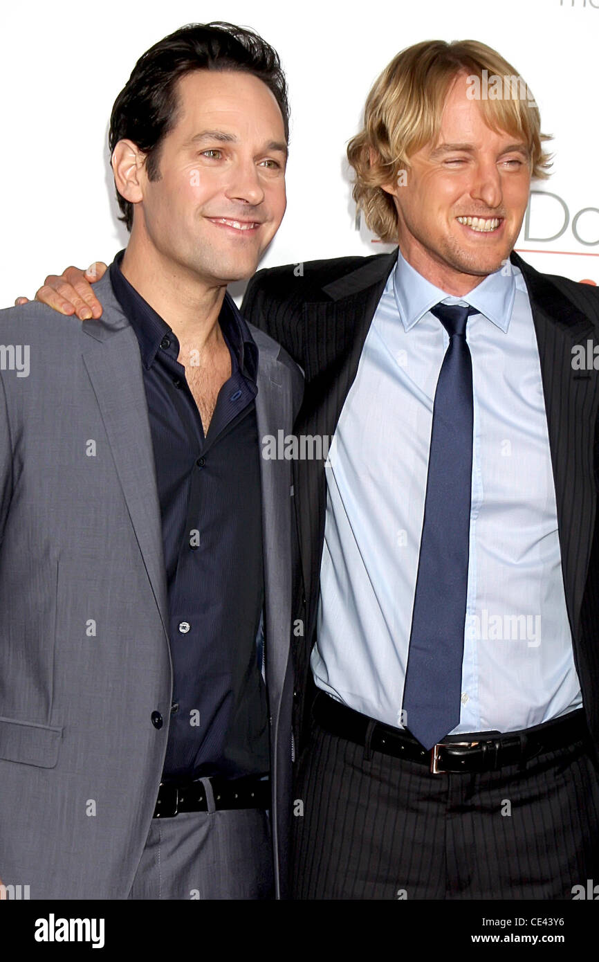 Paul Rudd and Owen Wilson The Premiere of 'How Do You Know' held at ...