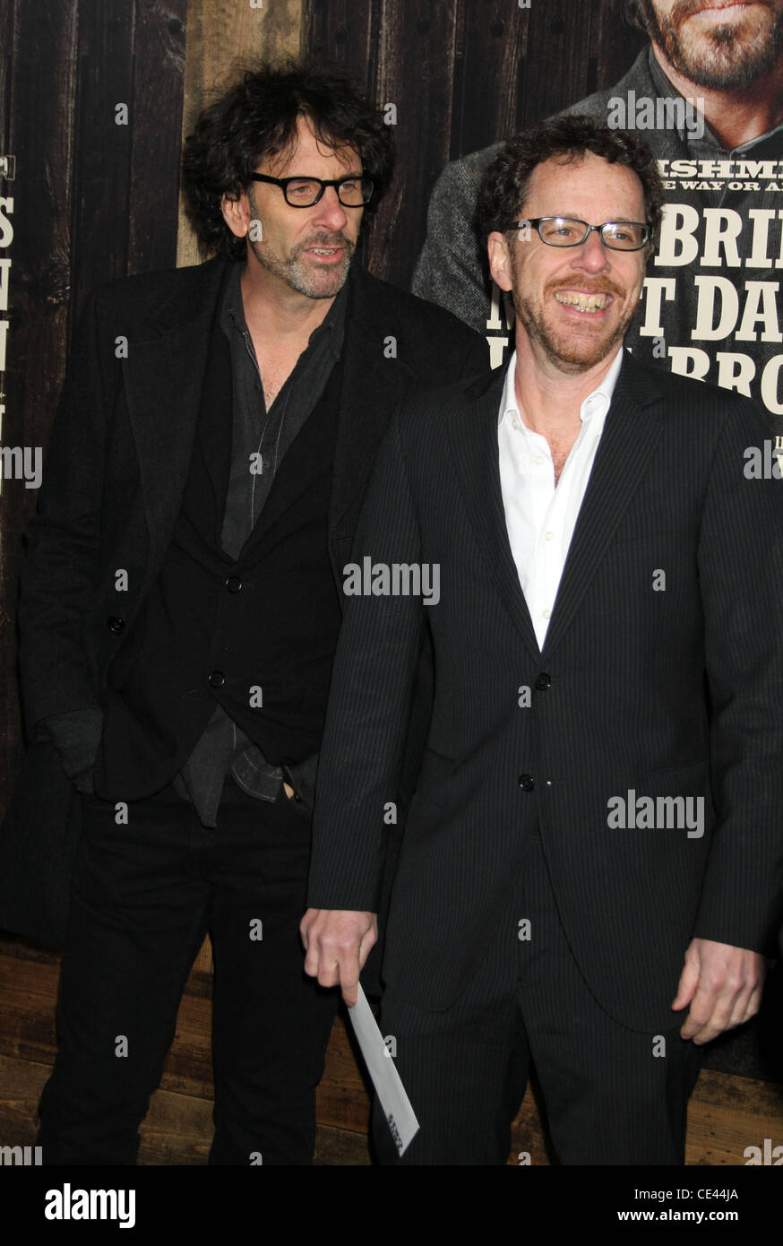 Joel Coen, Ethan Coen New York Premiere of 'True Grit' at the Clearview ...