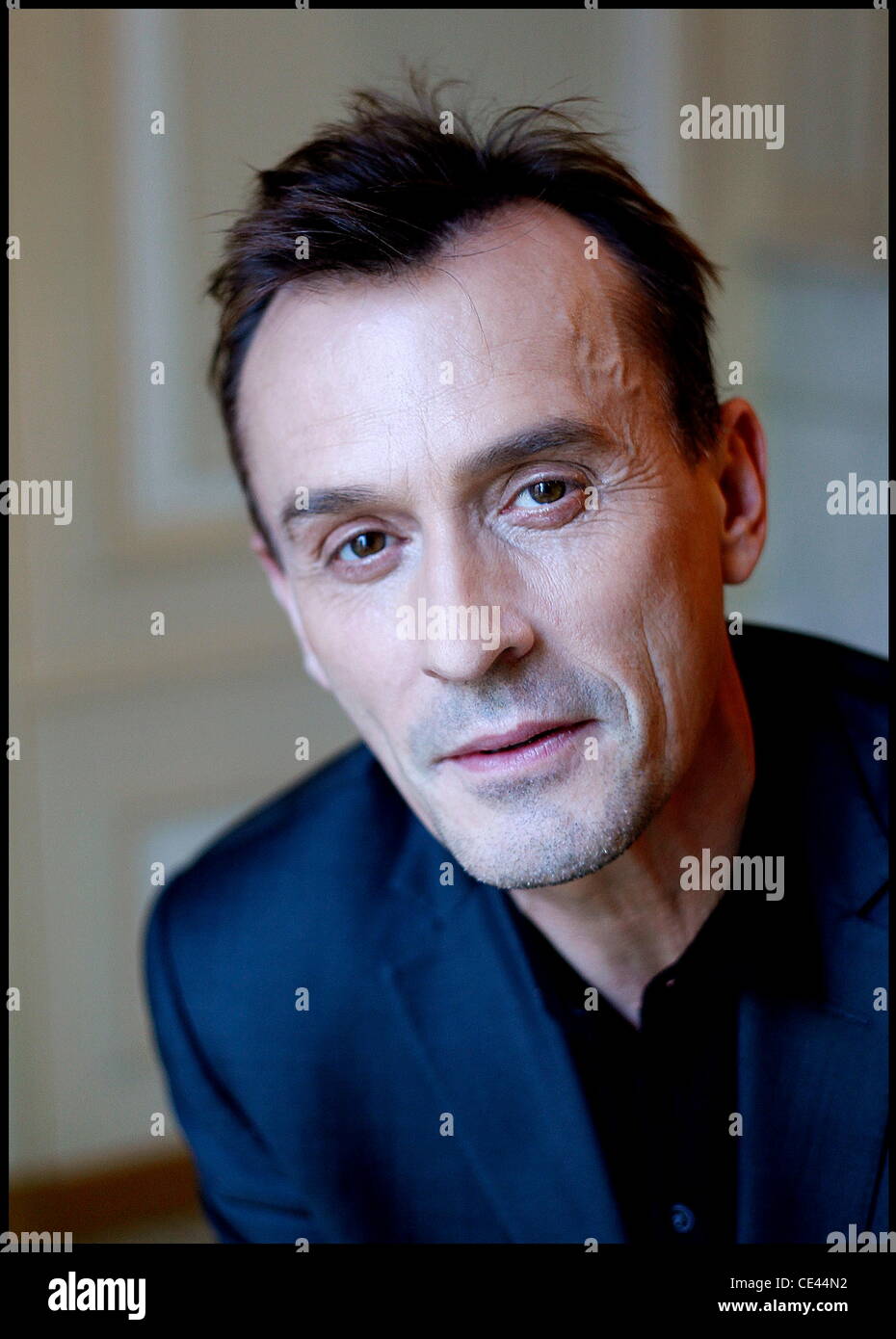 Robert Knepper poses during an interview to discuss his work on the ...