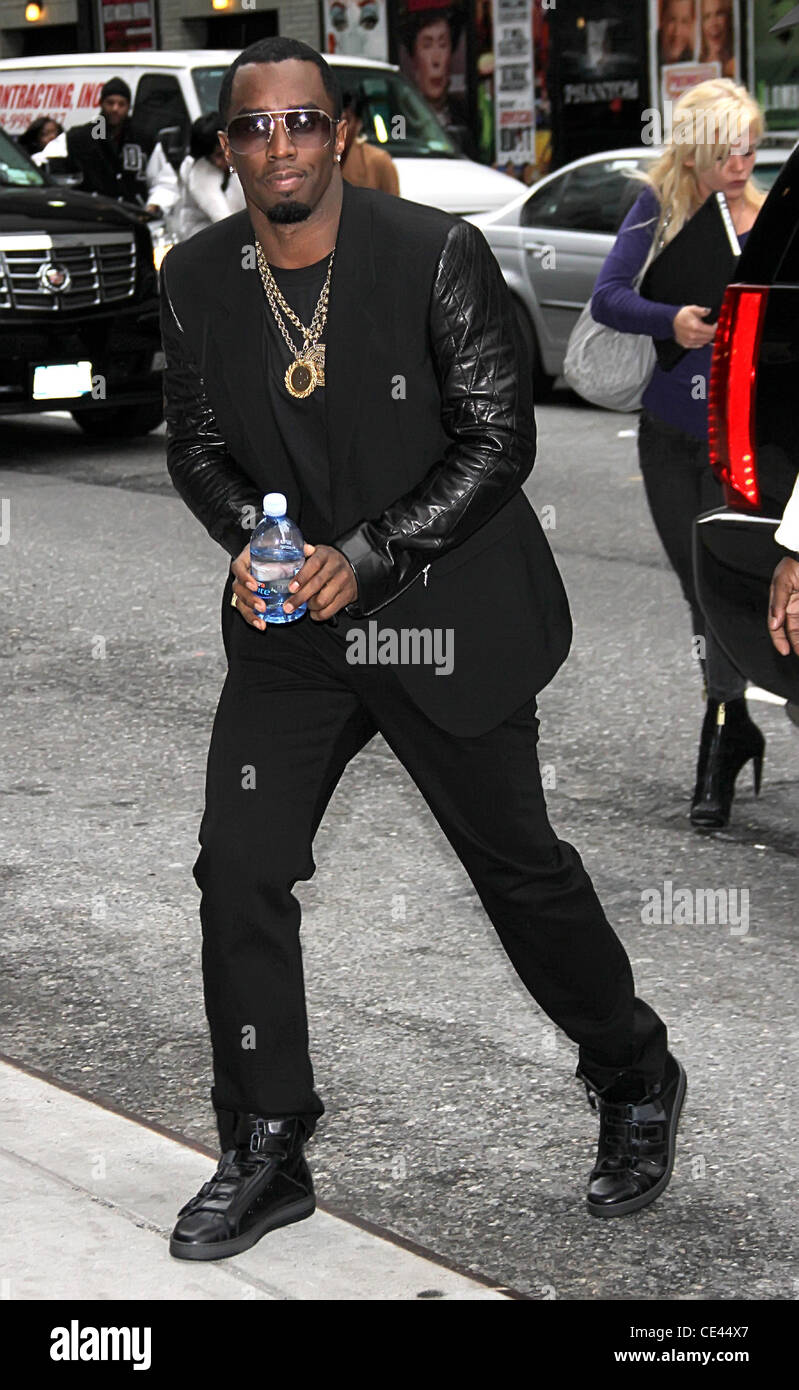 Sean Combs aka Diddy of Diddy-Dirty Money outside The Ed Sullivan ...
