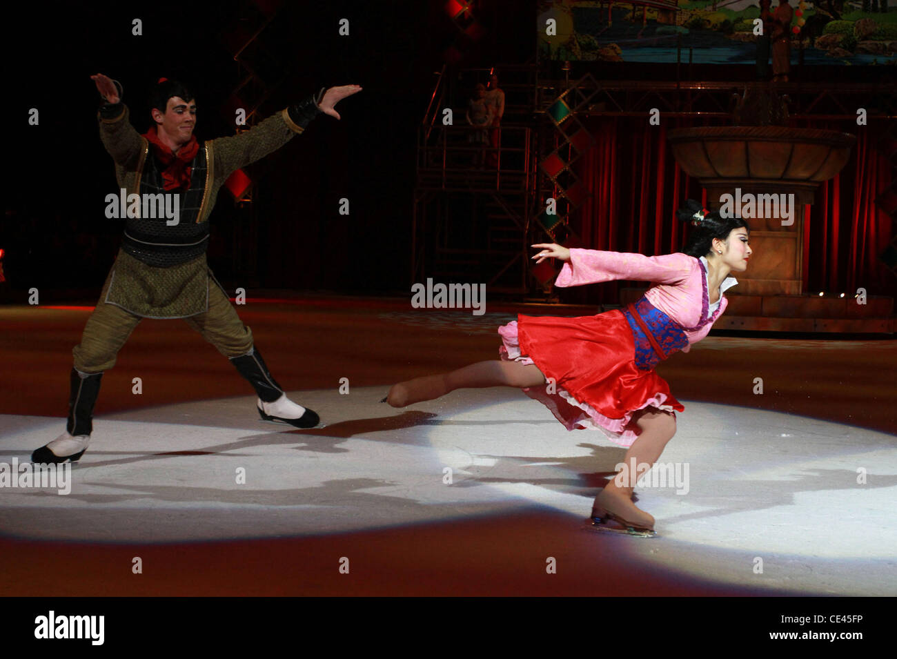 Atmosphere Disney On Ice Live Show held at The Staples Center. Los ...