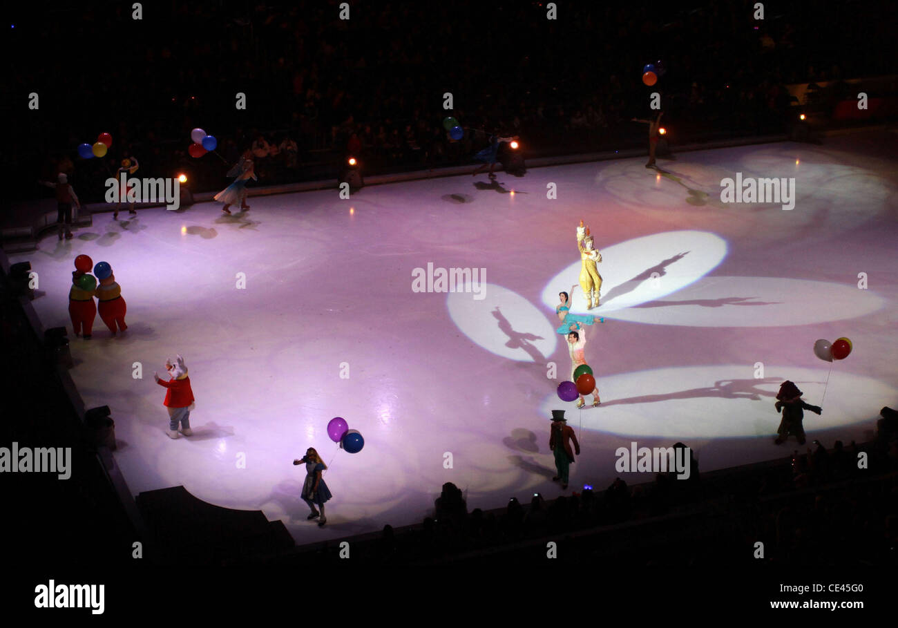 Atmosphere Disney On Ice Live Show held at The Staples Center. Los ...
