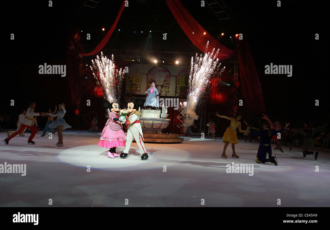 Atmosphere Disney On Ice Live Show held at The Staples Center. Los ...