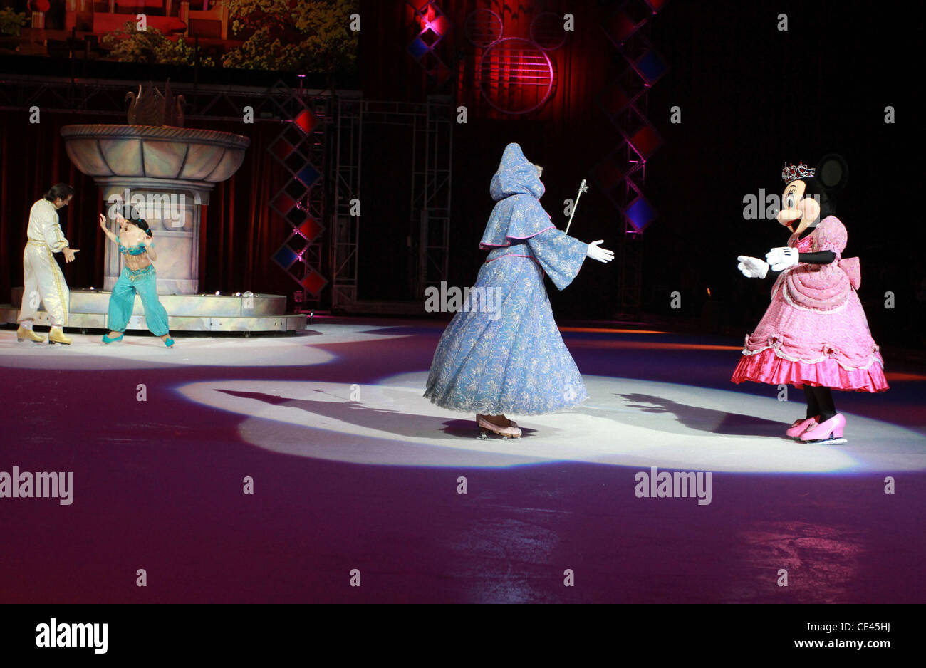 Atmosphere Disney On Ice Live Show held at The Staples Center. Los ...
