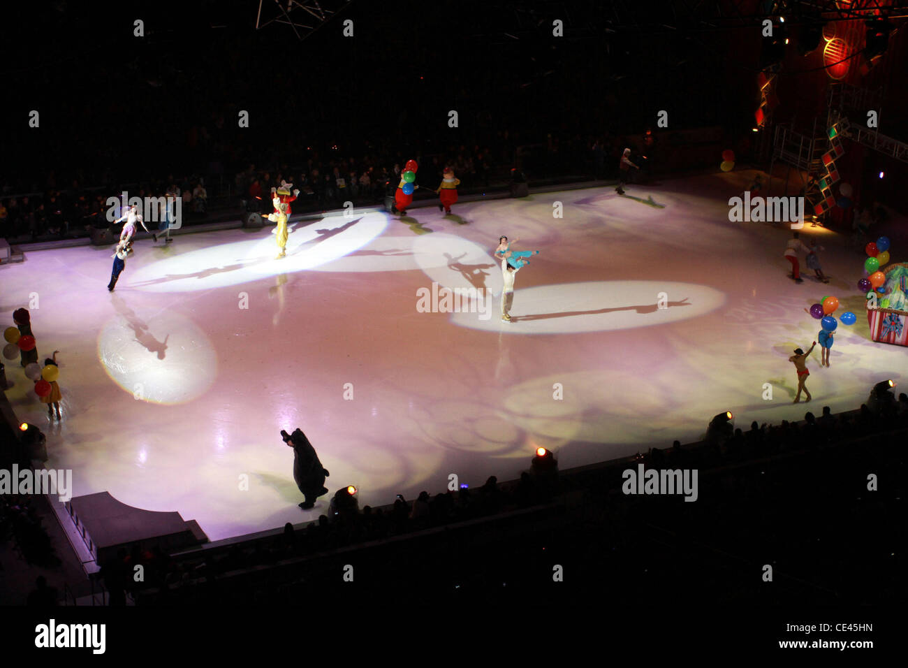 Atmosphere Disney On Ice Live Show held at The Staples Center. Los ...