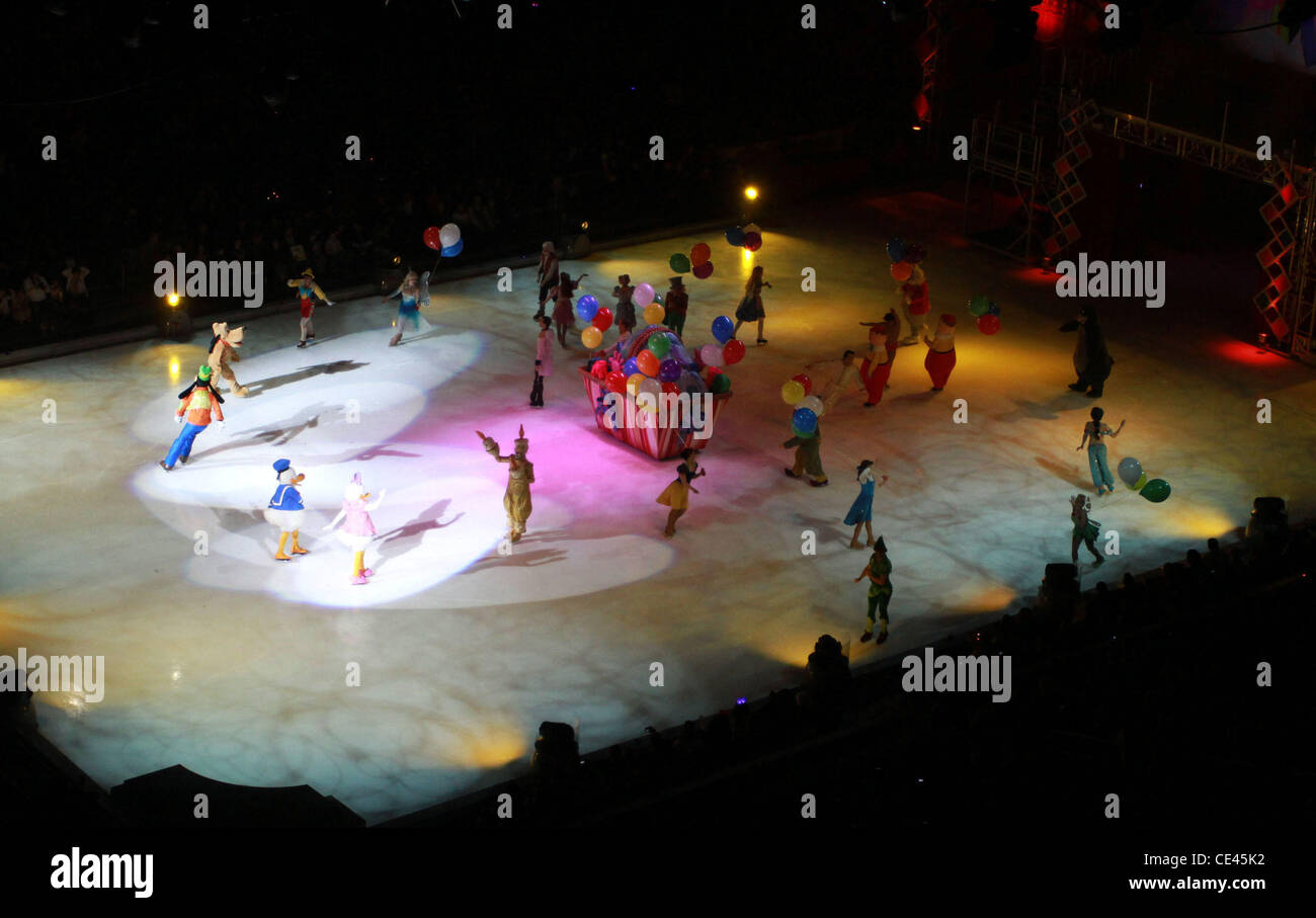 Atmosphere Disney On Ice Live Show held at The Staples Center. Los ...