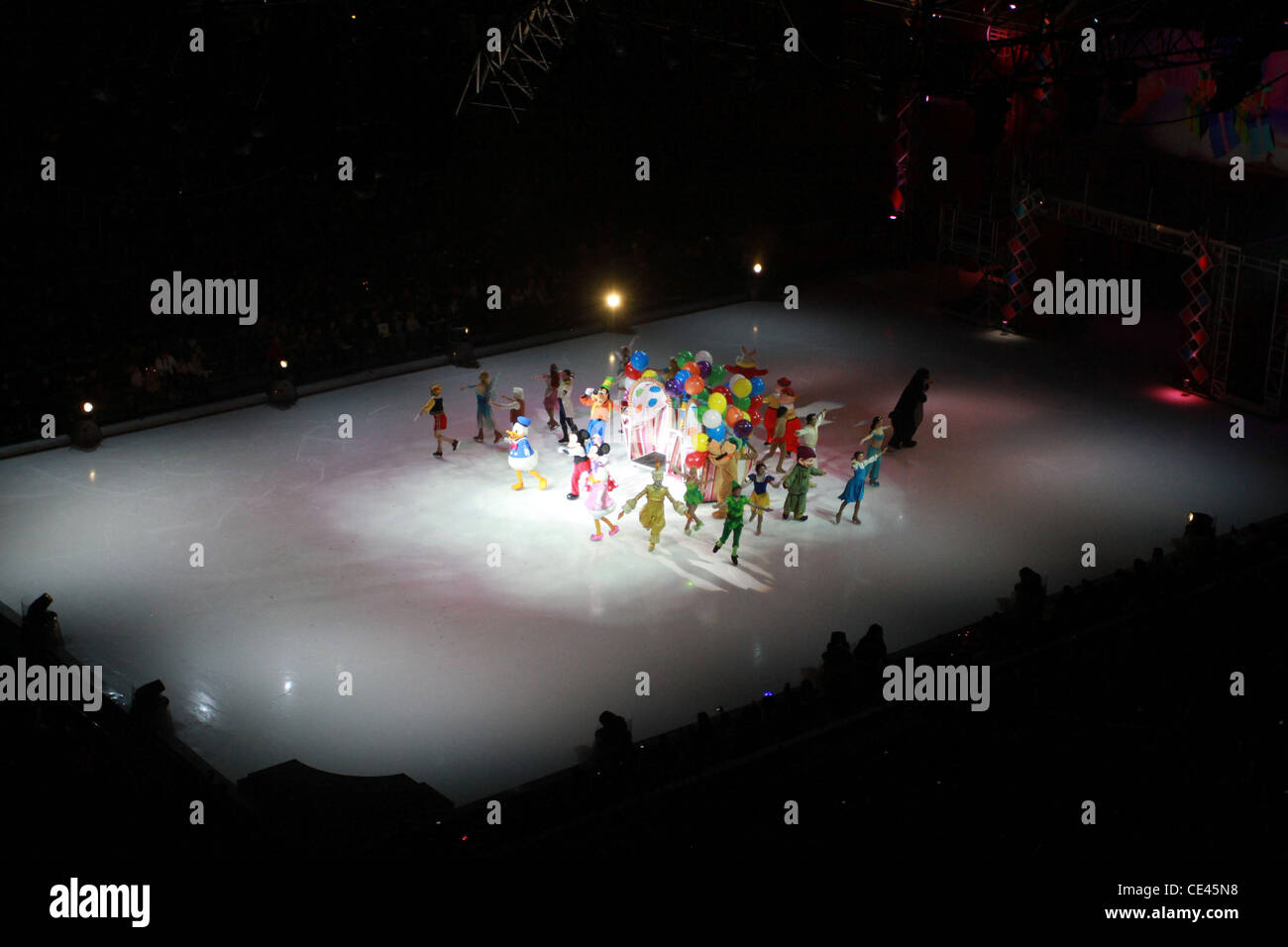 Atmosphere Disney On Ice Live Show held at The Staples Center. Los ...