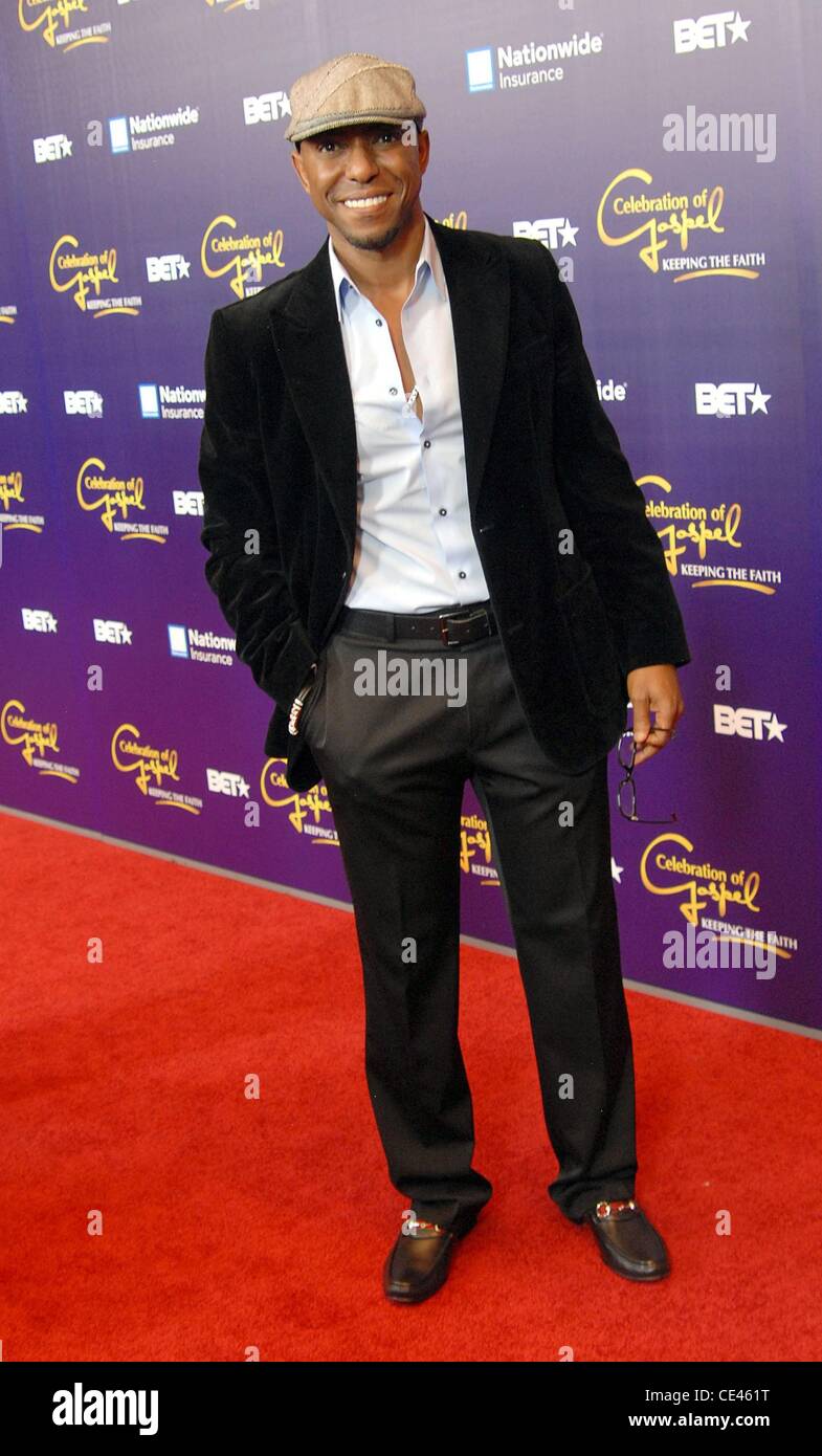 Javen appears on the red carpet for the BET Celebration of Gospel Los ...