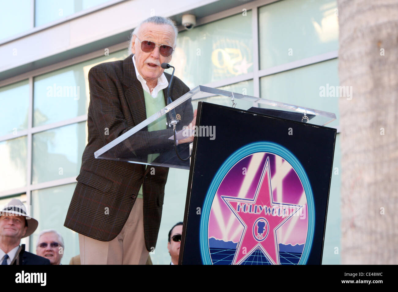 Stan Lee Stan Lee Hollywood Walk Of Fame Star Induction Ceremony Los ...