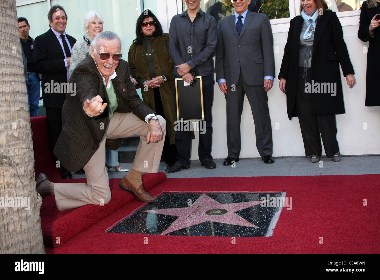 Stan Lee Stan Lee Hollywood Walk Of Fame Star Induction Ceremony Los ...