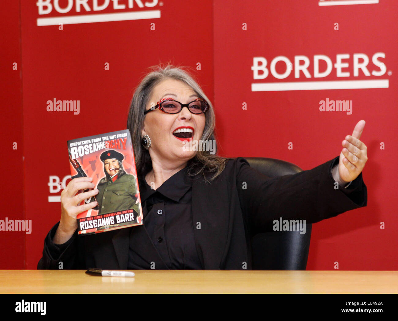 Roseanne Barr signs her new book 'Roseannearchy: Dispatches from the ...
