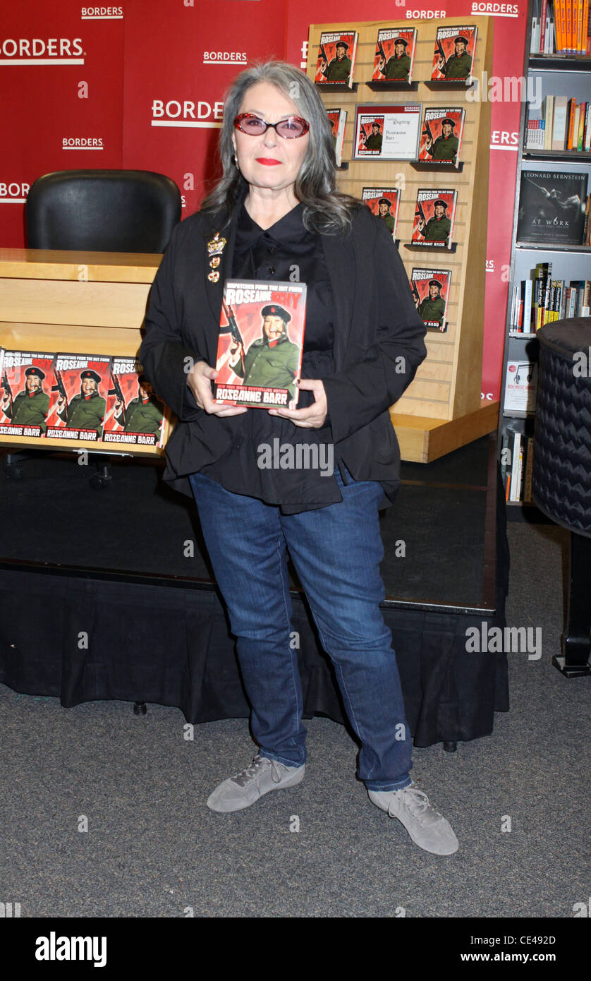 Roseanne Barr signs her new book 'Roseannearchy: Dispatches from the ...