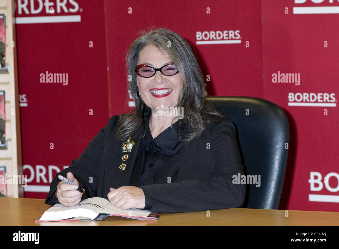 Roseanne Barr signs her new book 'Roseannearchy: Dispatches from the ...