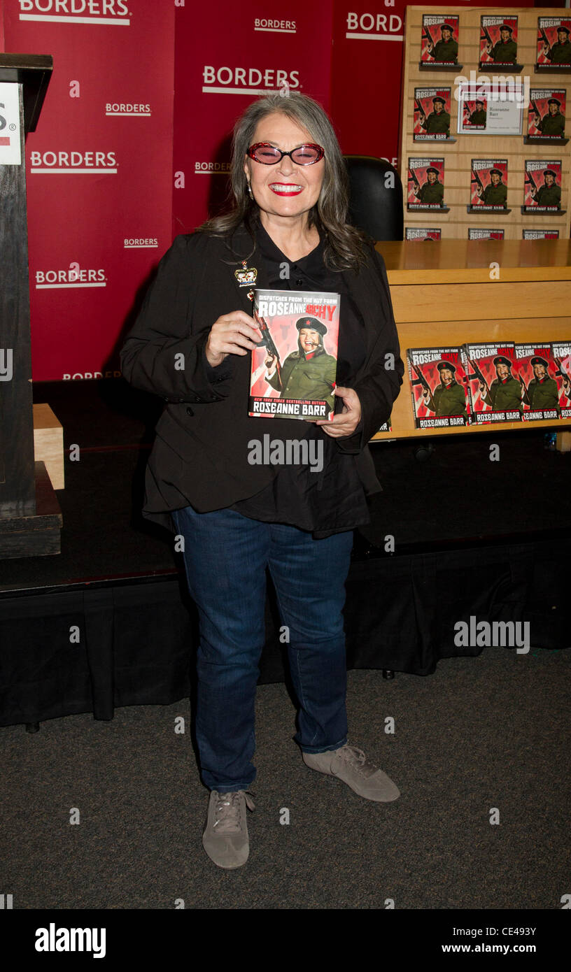 Roseanne Barr signs her new book 'Roseannearchy: Dispatches from the ...