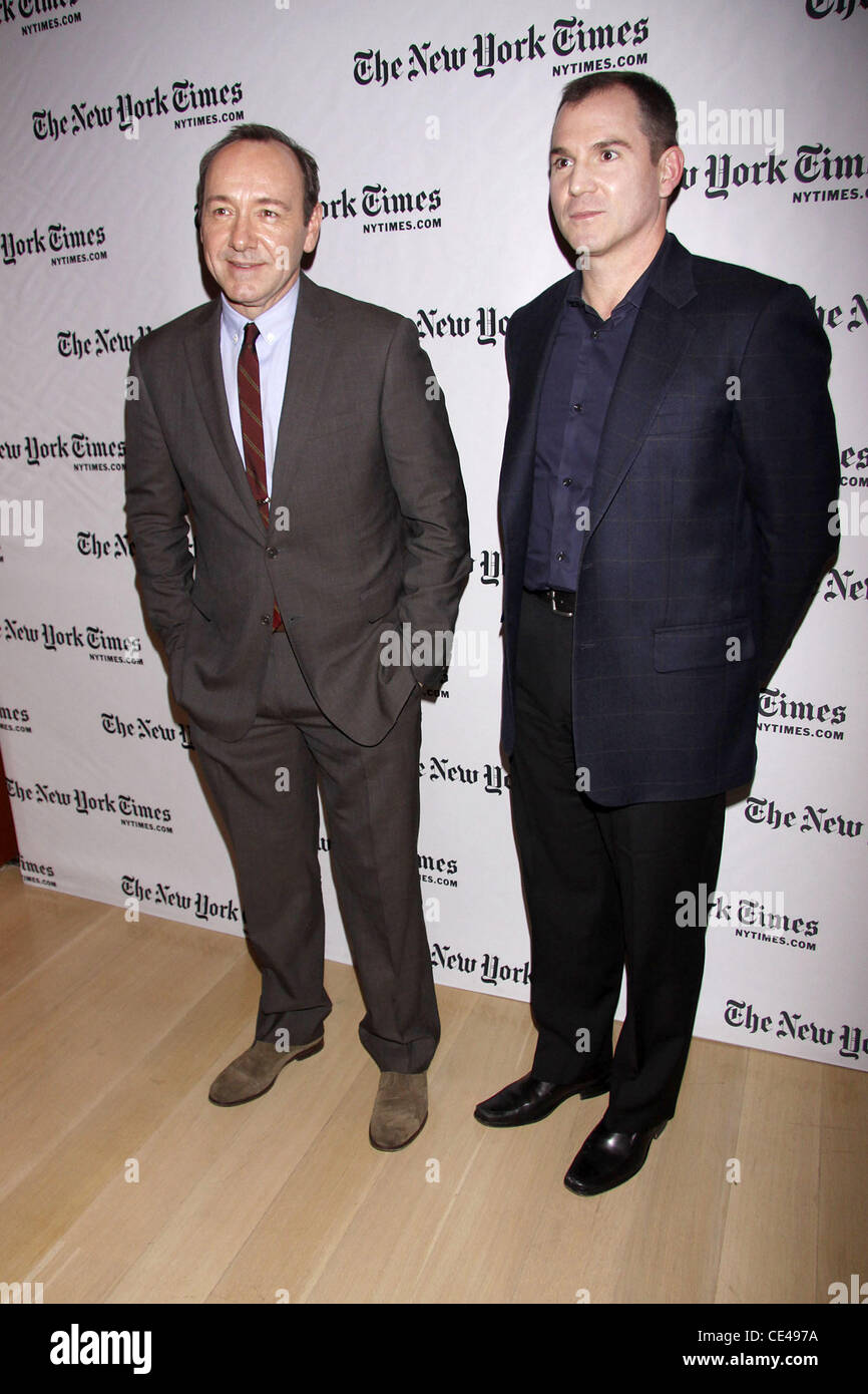 Kevin Spacey and Frank Bruni 10th Annual New York Times Arts & Leisure ...