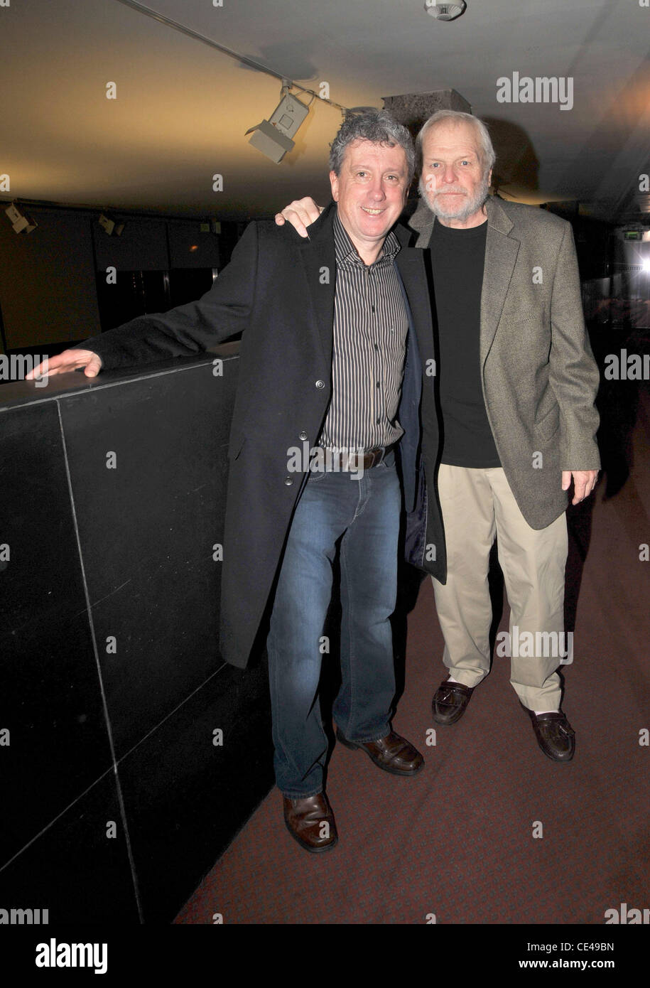 Billy Keane and Brian Dennehy outside RTE studios for 'The Late Late ...