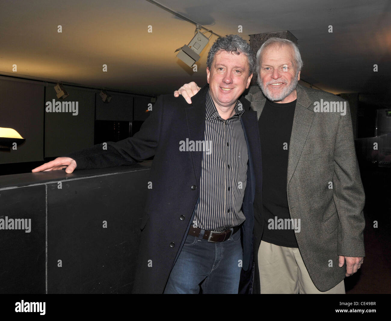 Billy Keane and Brian Dennehy outside RTE studios for 'The Late Late ...