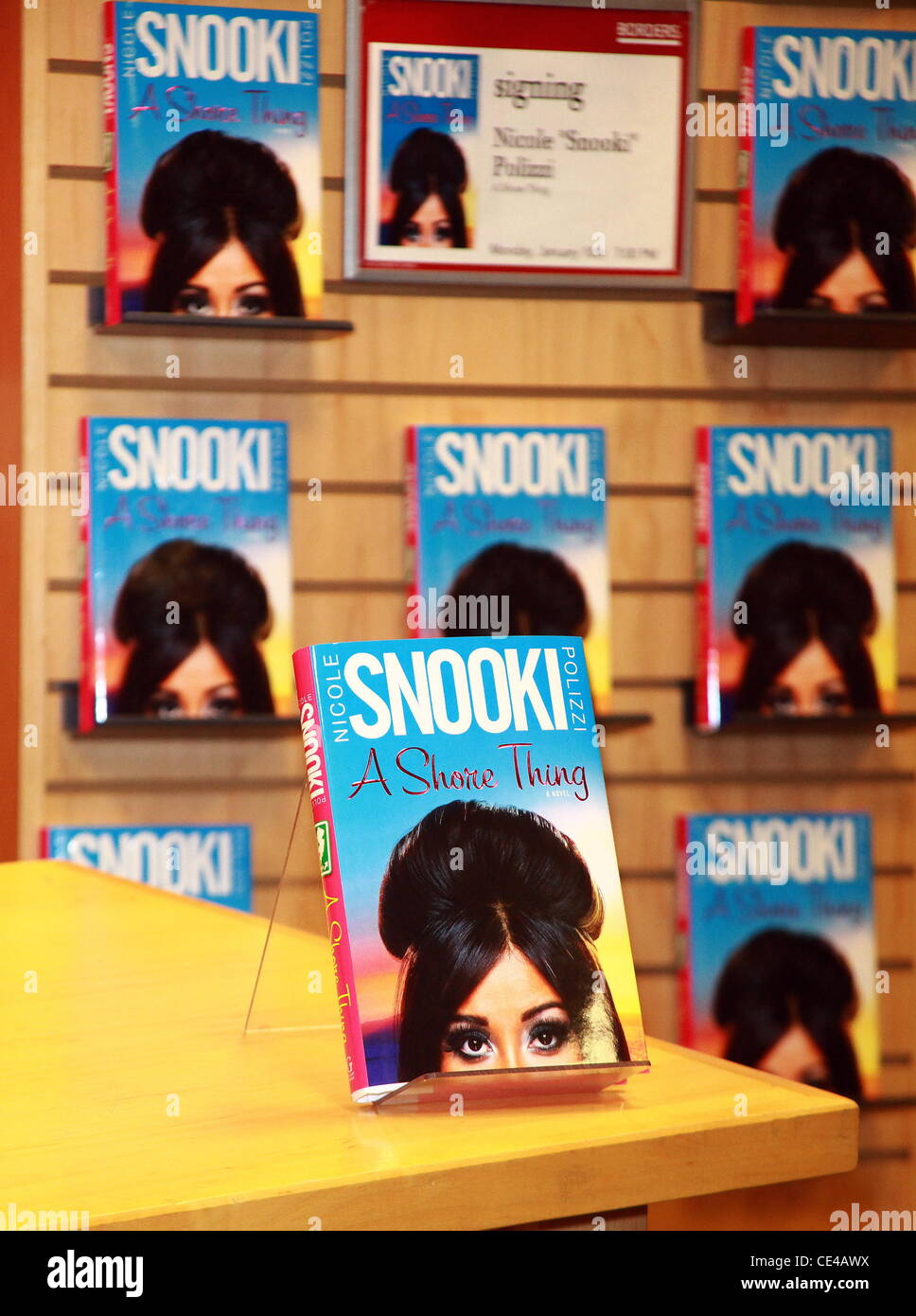 Atmosphere Nicole Polizzi AKA 'Snooki' attends her book signing for 'A ...