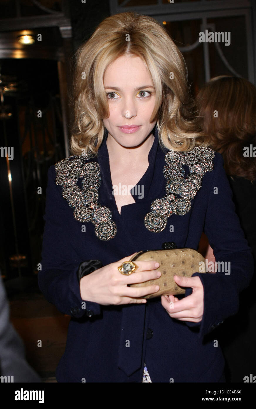 Rachel McAdams outside Claridge's hotel London, England - 11.01.11 ...