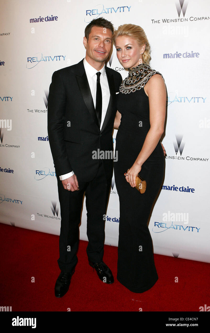 Ryan Seacrest and Julianne Hough Weinstein Company's Golden Globe ...