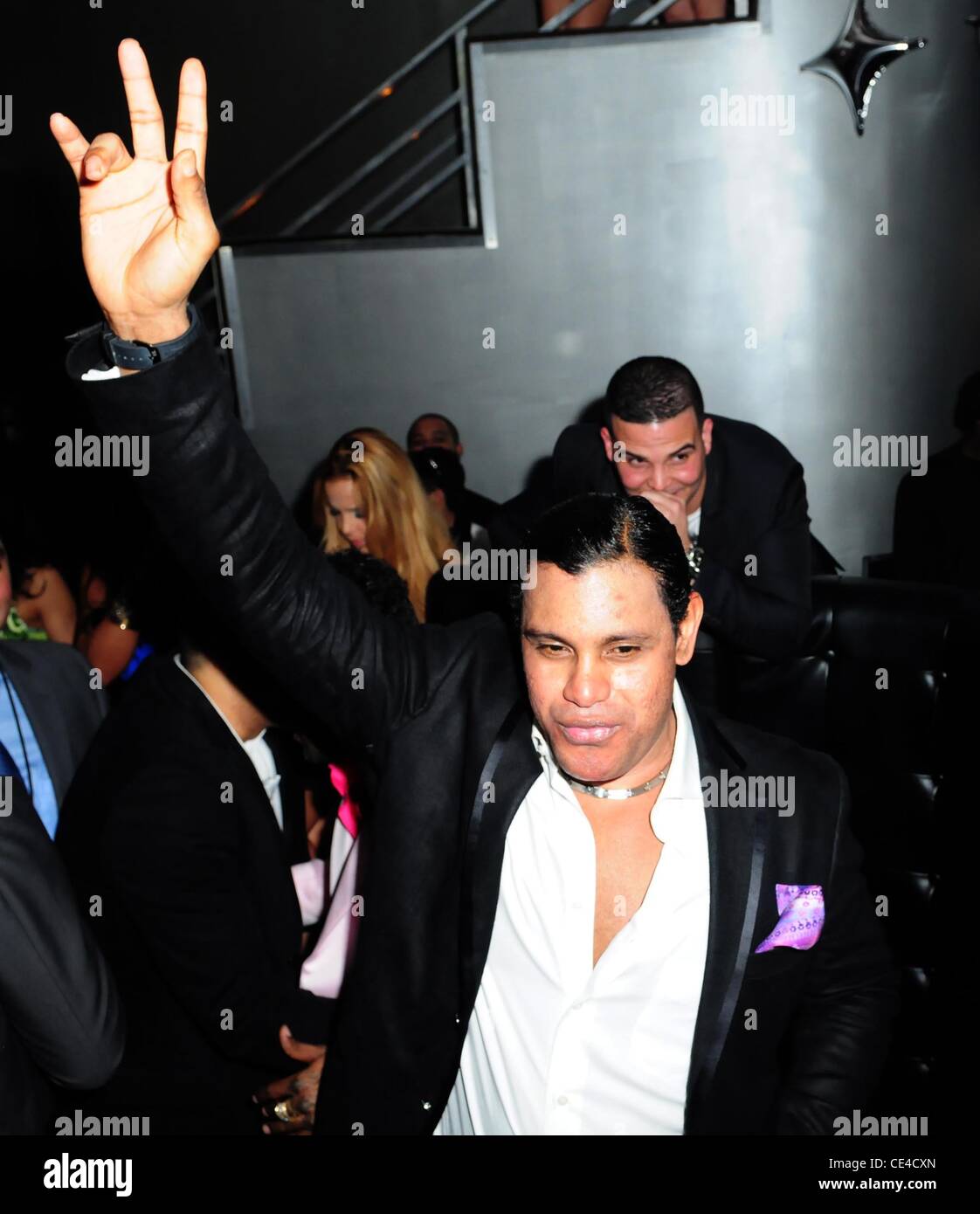 Sammy Sosa Pitbull 30th birthday celebration at Club Play Miami Beach ...