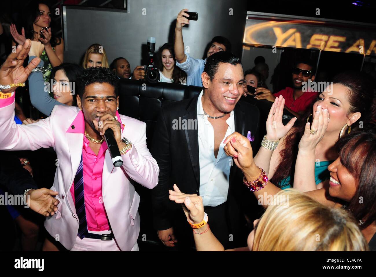 Omega, Sammy Sosa and wife Sonia Sosa Pitbull 30th birthday celebration ... Omega, Sammy Sosa and wife Sonia Sosa Pitbull 30th birthday celebration ...
