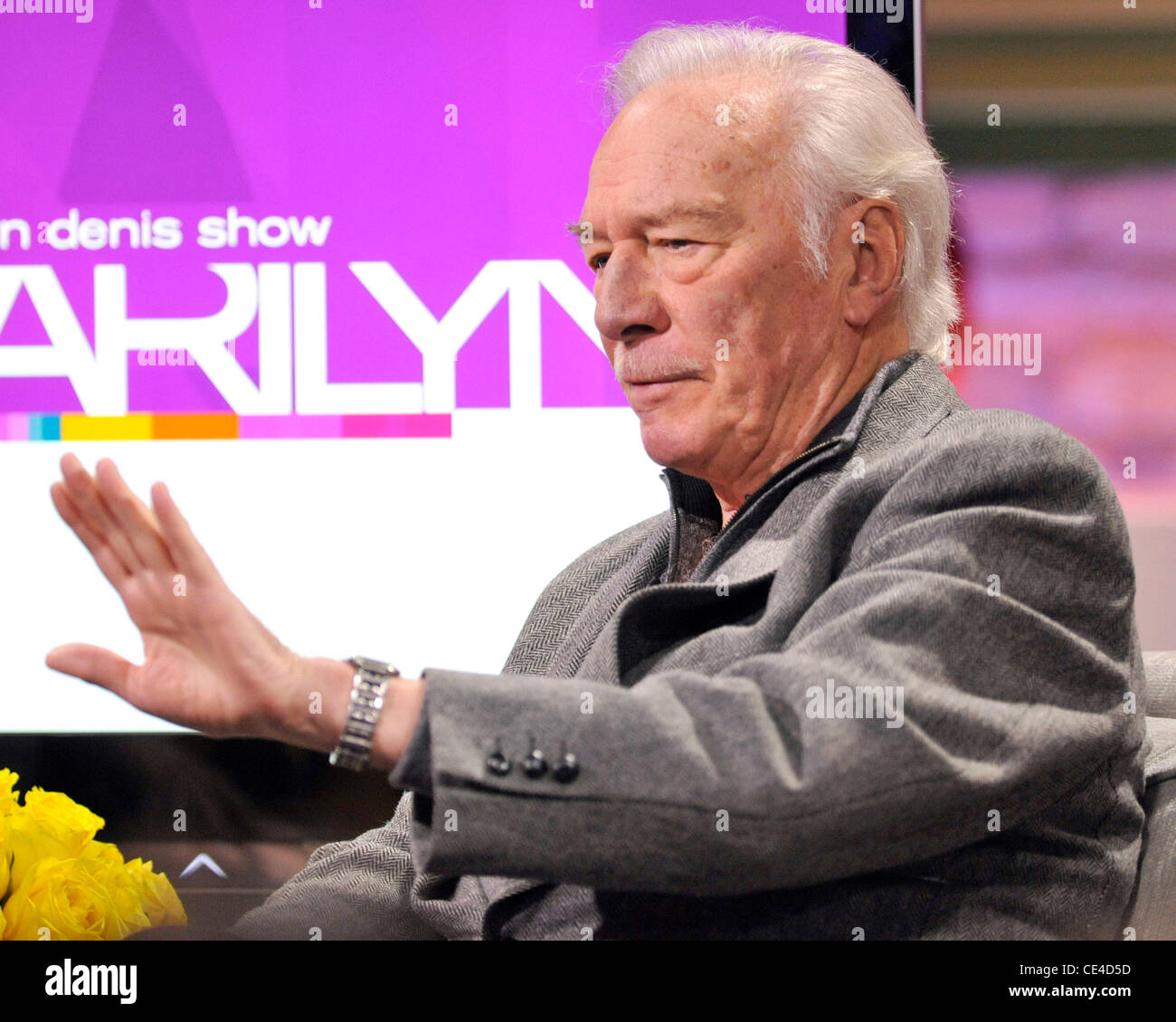 Christopher Plummer appears on The Marilyn Denis Show at CTV HQ ...