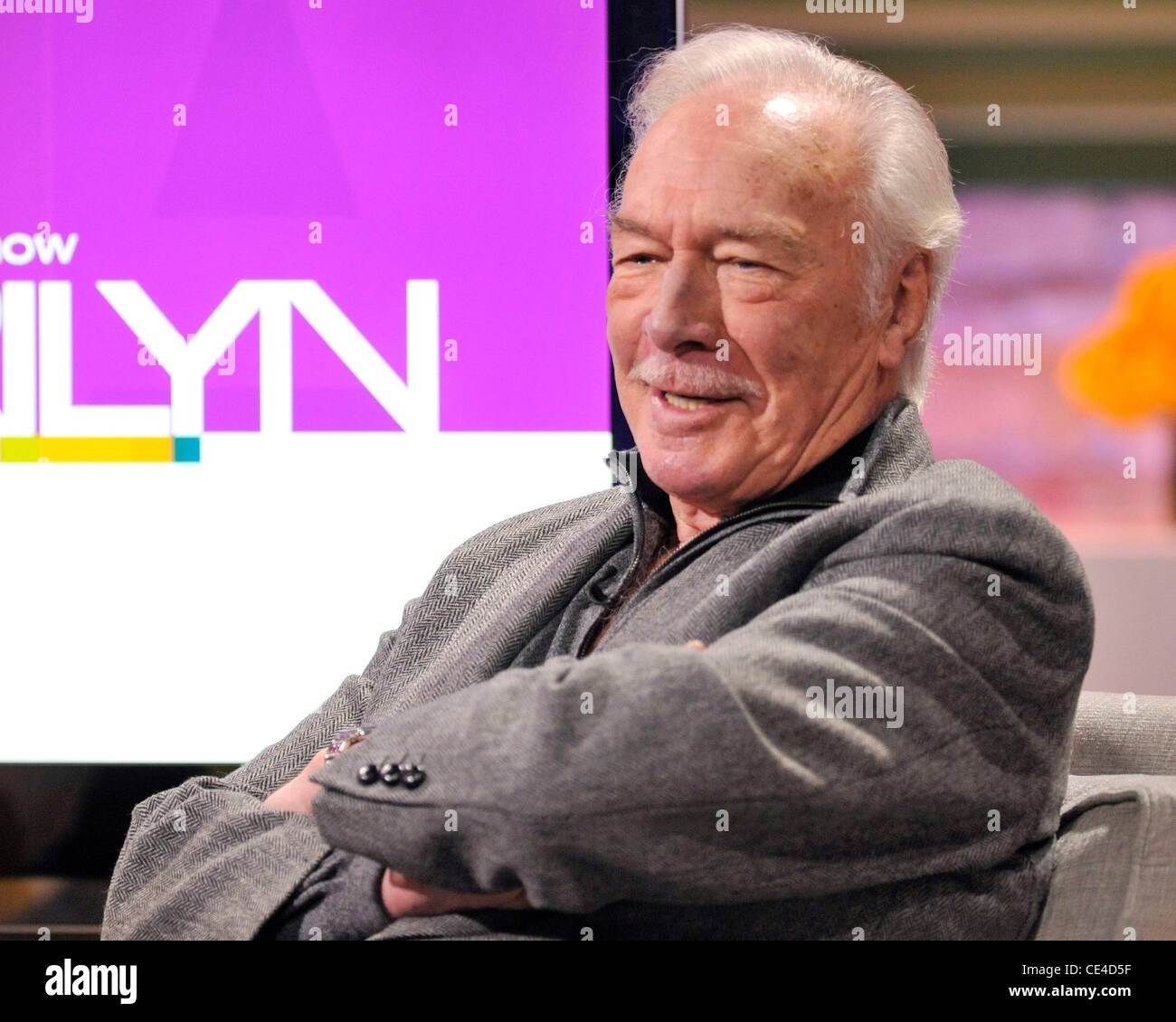 Christopher Plummer appears on The Marilyn Denis Show at CTV HQ ...