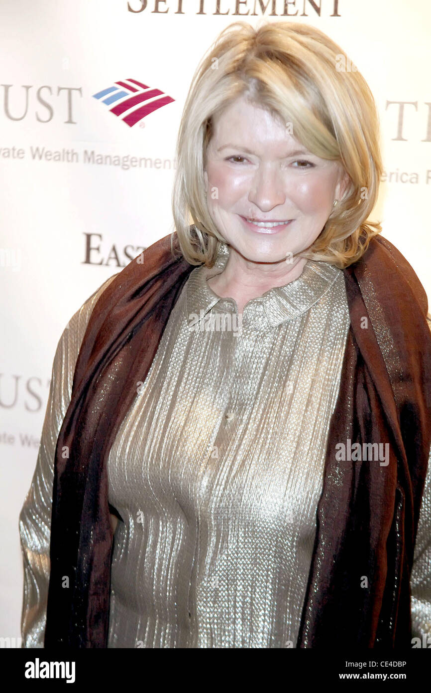 Martha Stewart Winter Antiques Show 2011 opening night party, held at ...