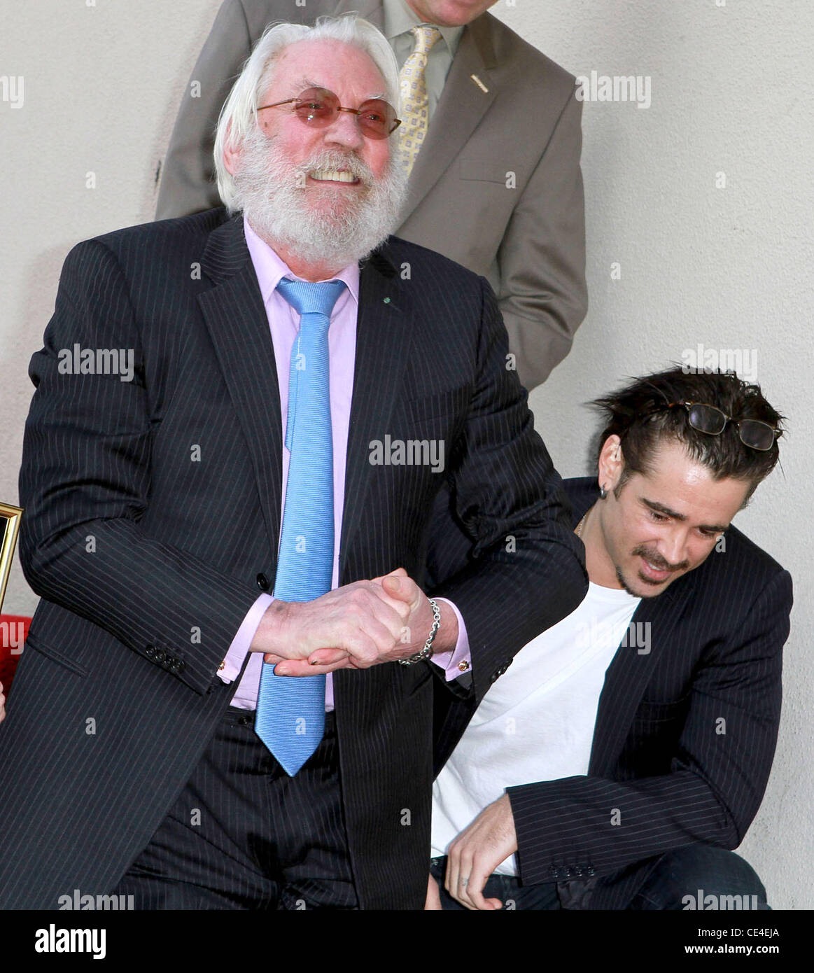Donald Sutherland and Colin Farrell Donald Sutherland receives the 2 ...