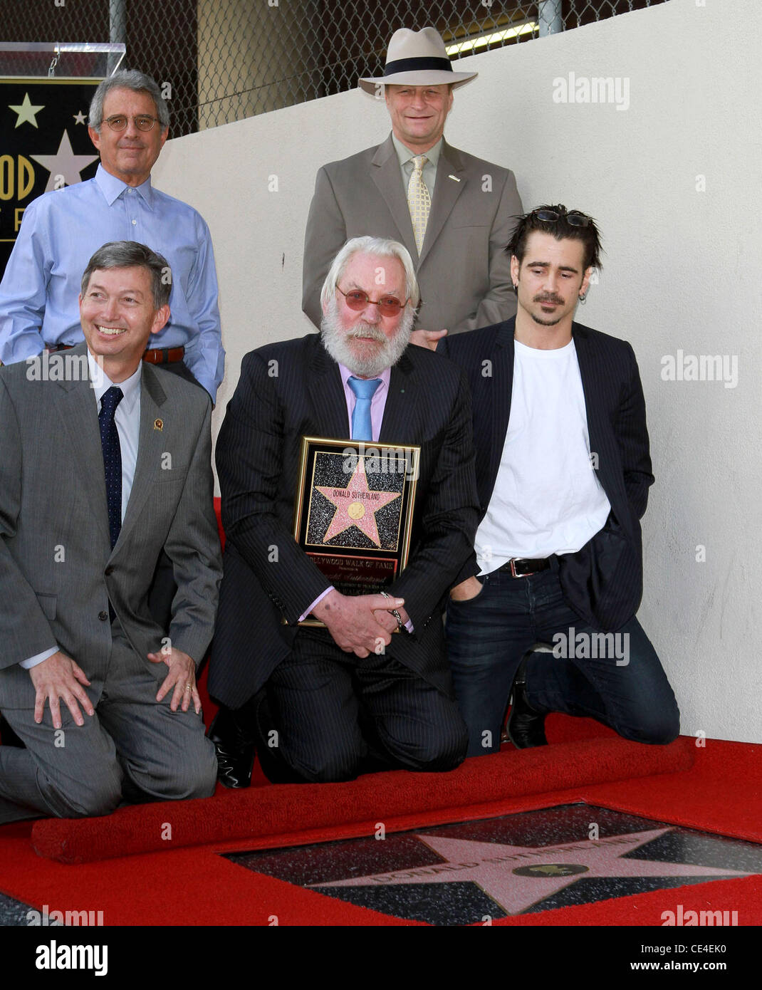 Director Ron Meyer, Donald Sutherland and Colin Farrell Donald ...