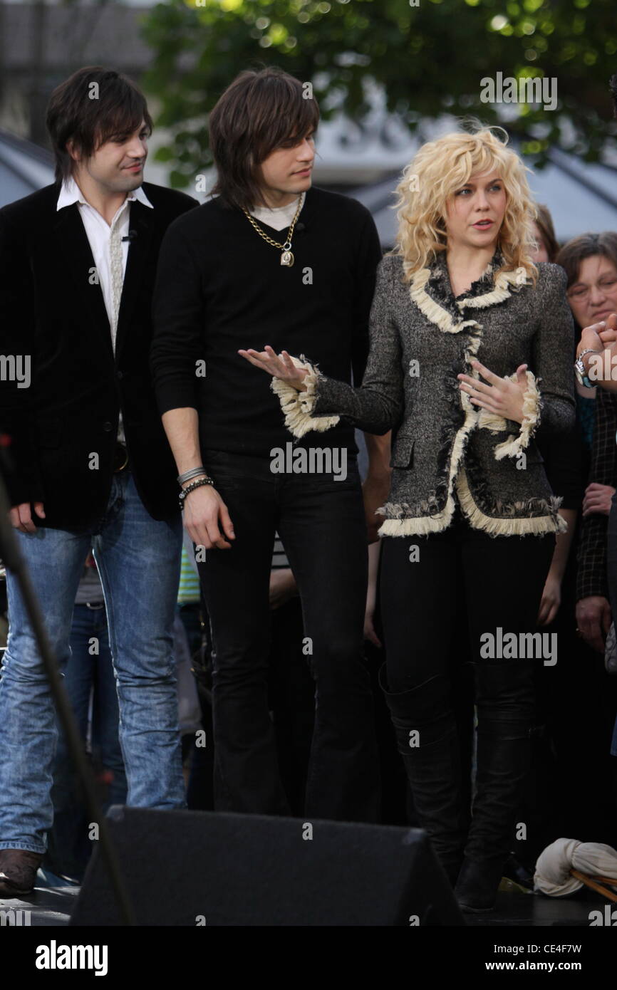 The Band Perry at The Grove for an interview and performance on the ...