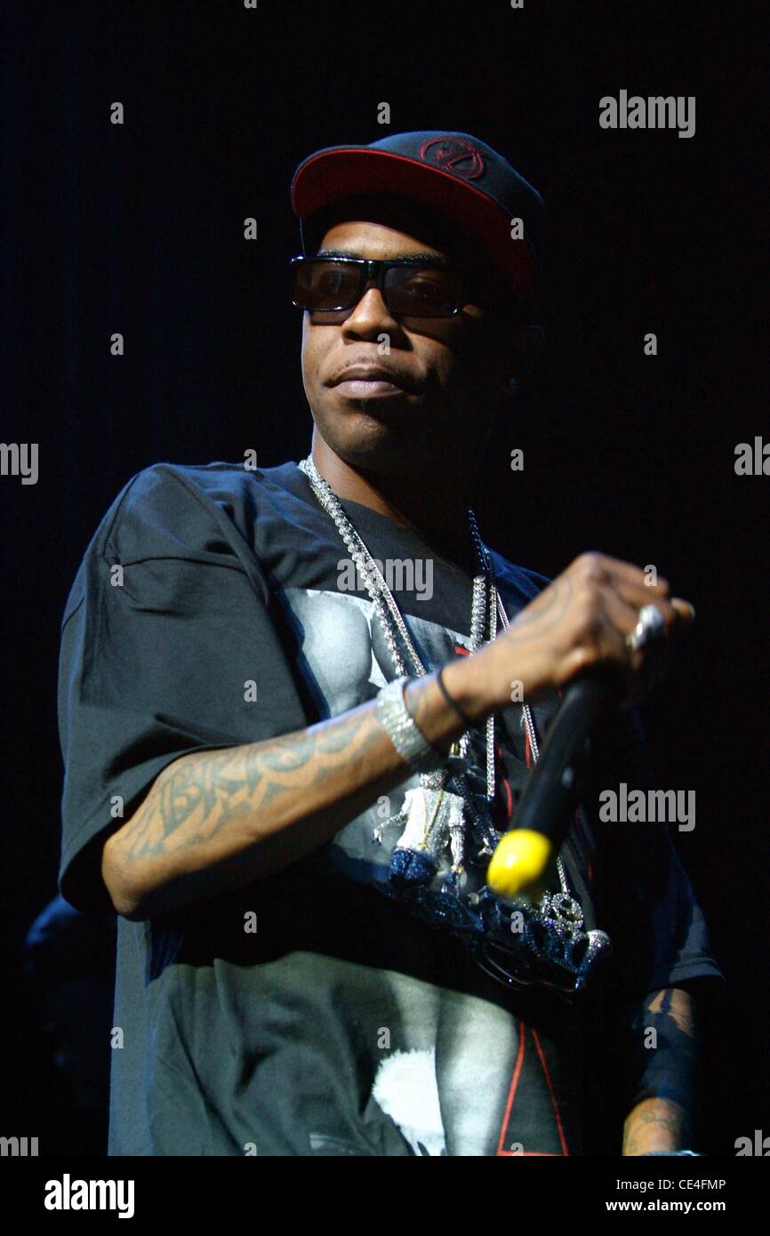 Rapper Billy Blue performs during the Summer Jam Concert at the James L ...