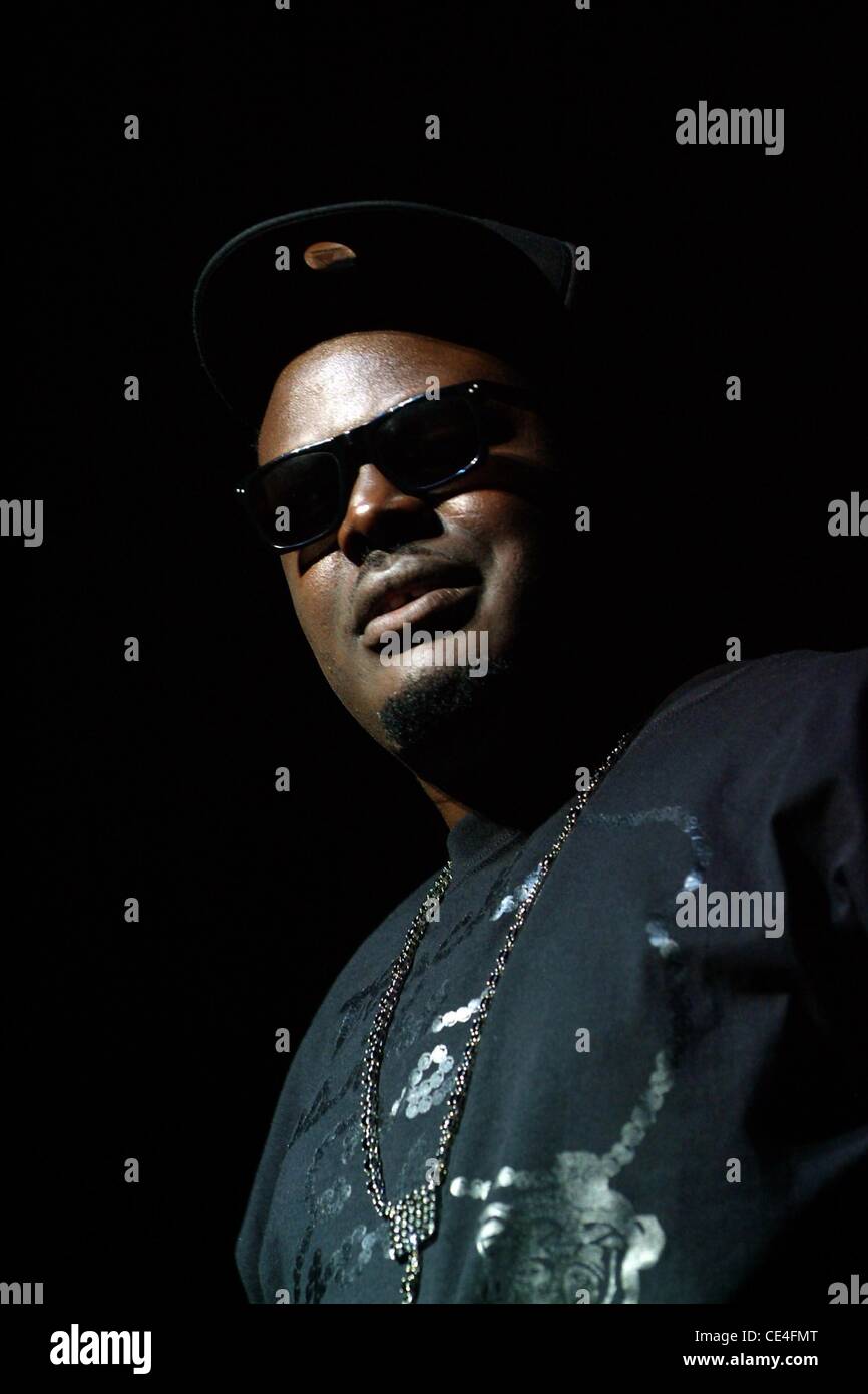 Rapper Billy Blue performs during the Summer Jam Concert at the James L ...