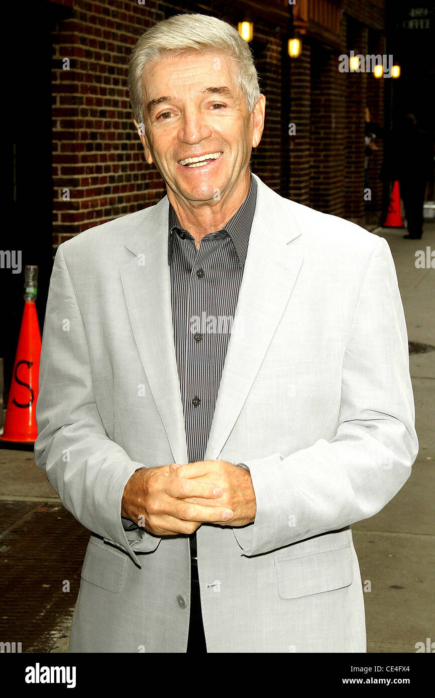 Tom Dreesen Celebrities outside The Ed Sullivan Theater for 'The Late ...