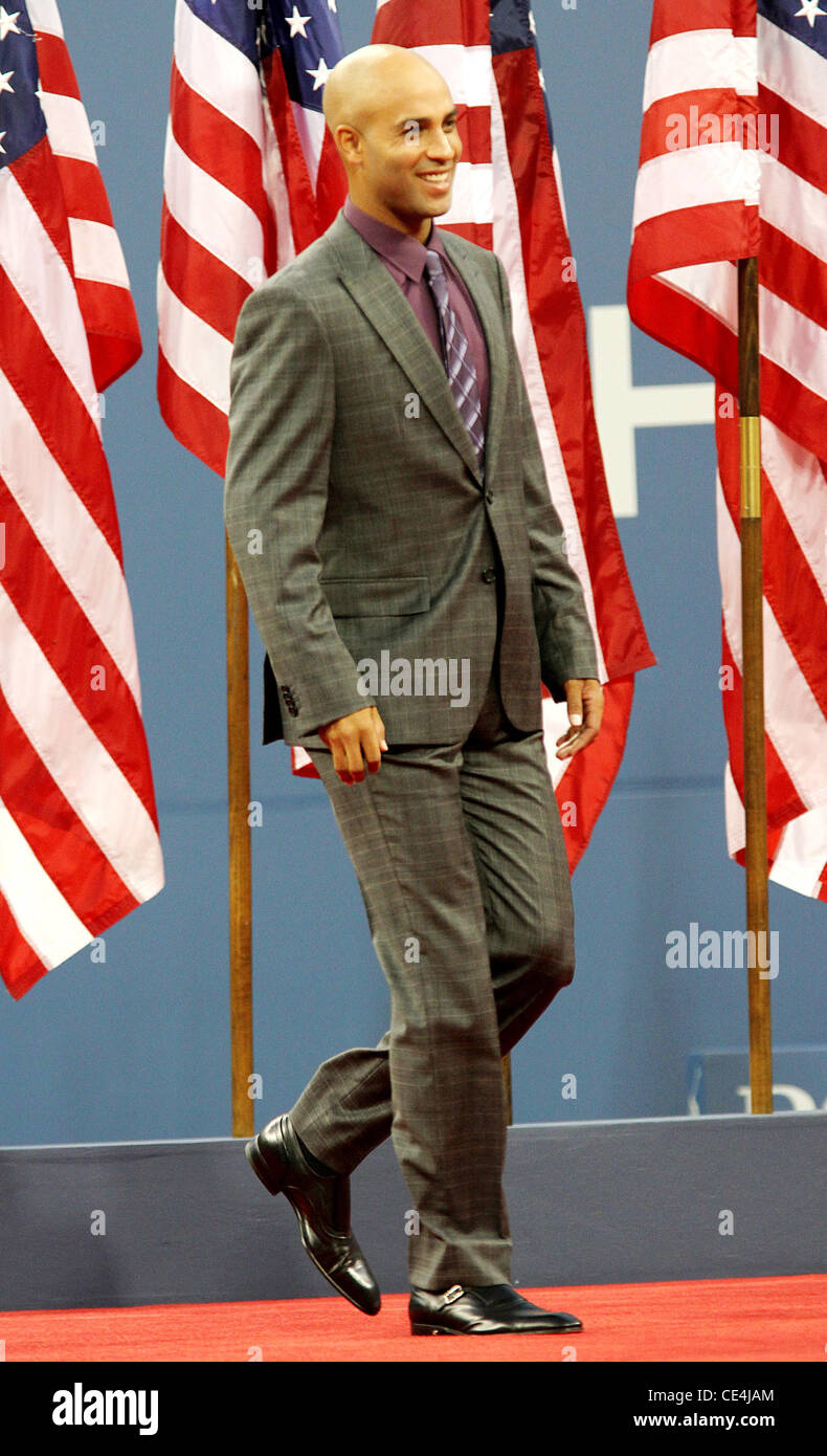 James Blake 2010 US Open Opening Night Ceremony at the USTA Billie Jean ...