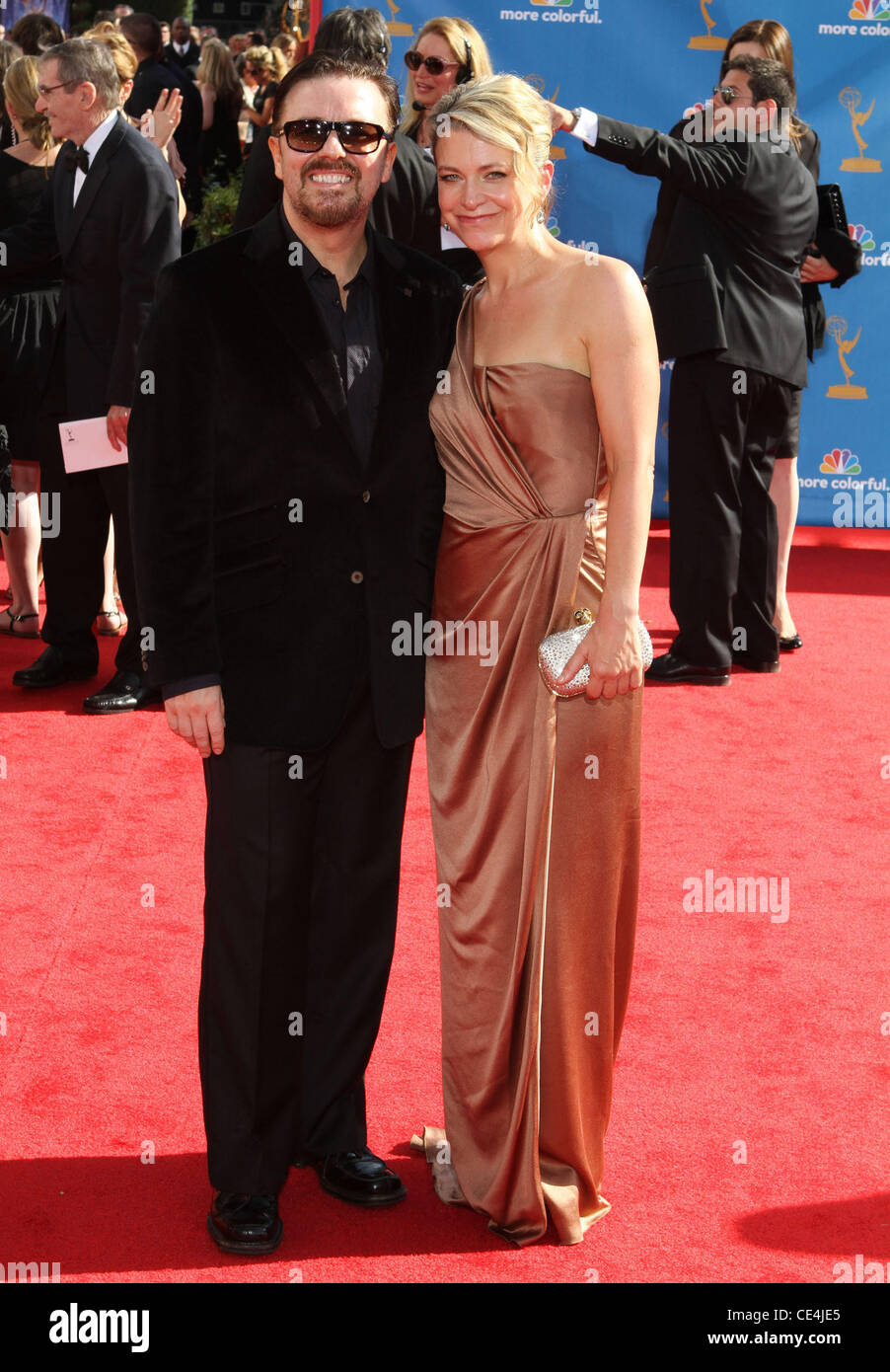 Ricky Gervais, Guest The 62nd Annual Primetime Emmy Awards held at the ...