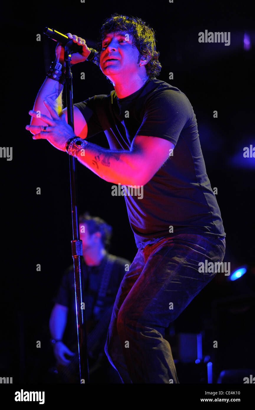 Scott Stapp Creed performs during the 'Full Circle' tour at the Cruzan ...