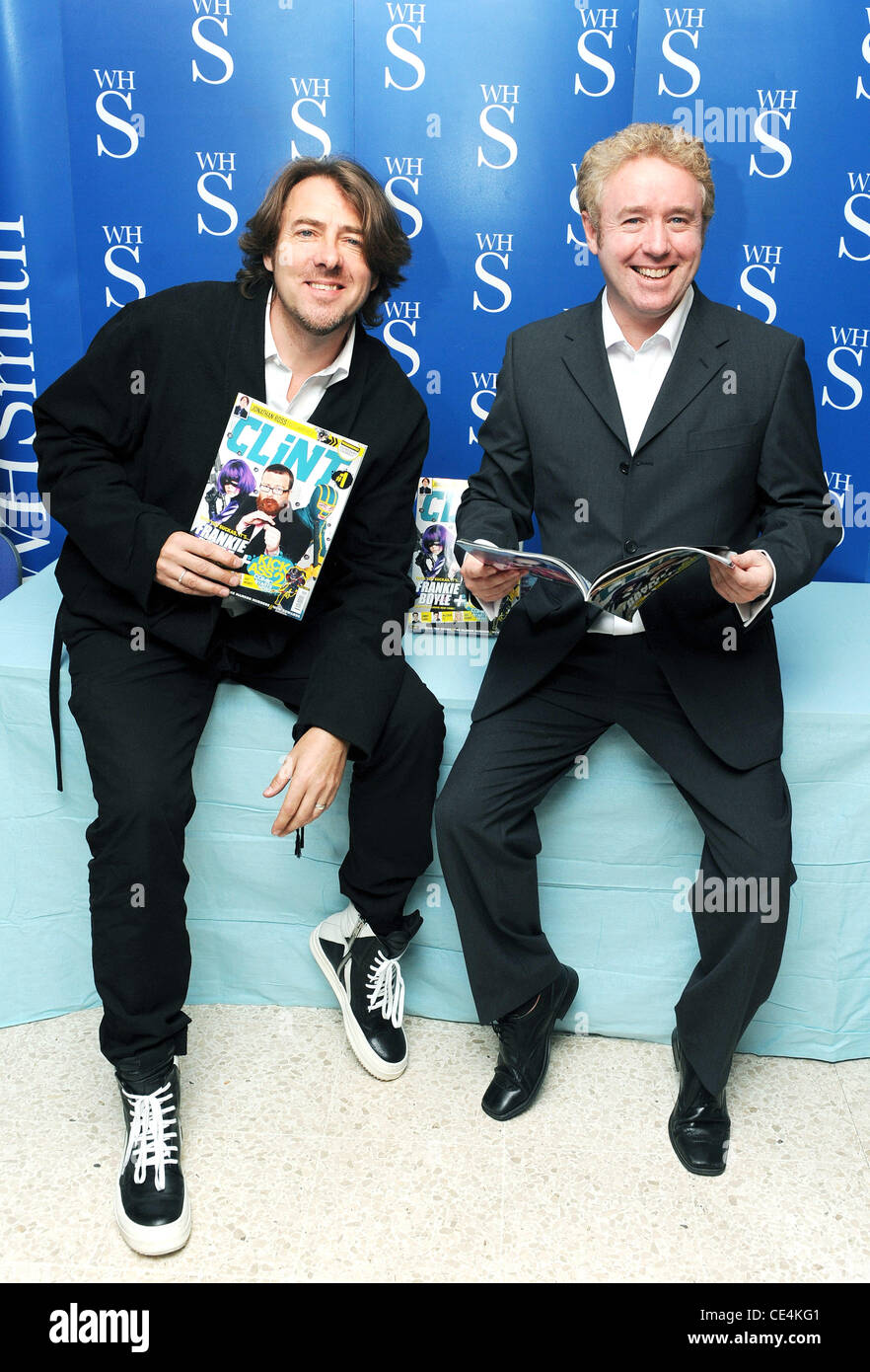 Jonathan Ross and Mark Millar Magazine signing held at WHSmith Victoria ...